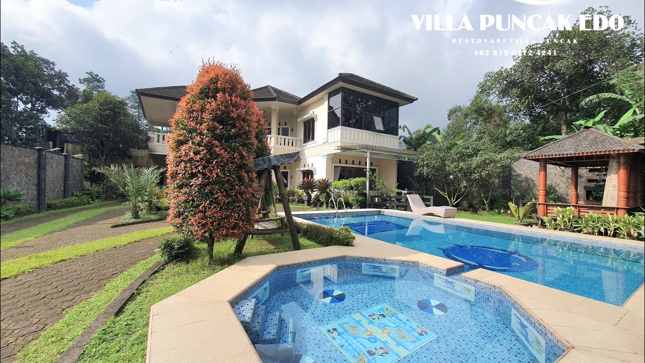 Villa raja 2 puncak - YouTube
