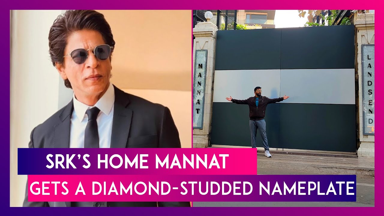 Shah Rukh Khan’s Home In Mumbai, Mannat, Gets A Diamond-Studded ...