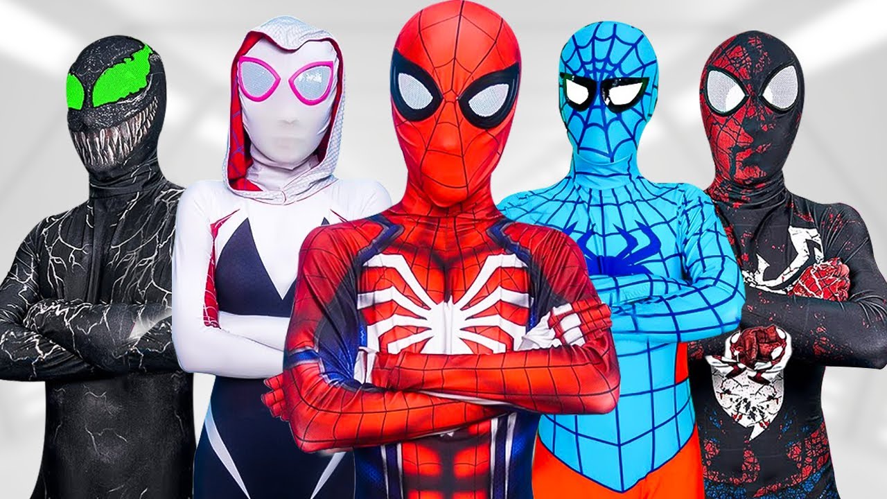 PRO 5 SPIDER-MAN Team || Rescue people from fire ( action in real life ...