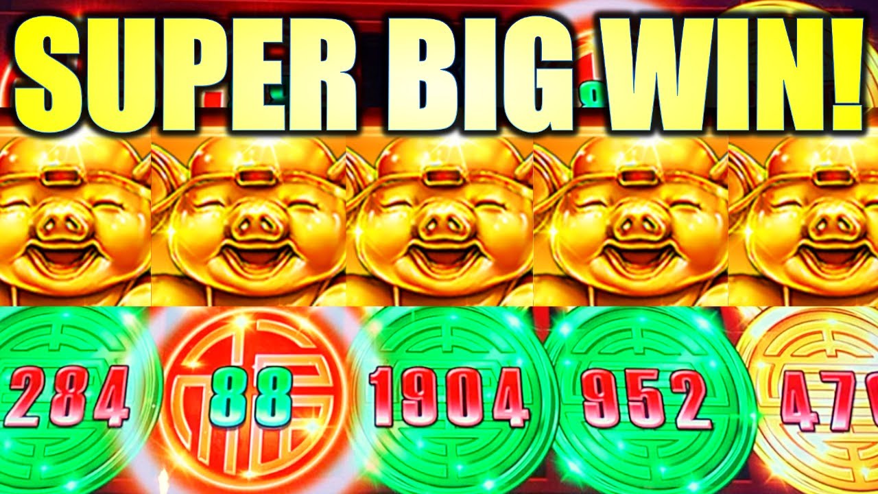 ★SUPER BIG WIN!★ HUGE TOP UP BONUS! PRANCING PIGS $8.80 BET 🐷 Slot ...