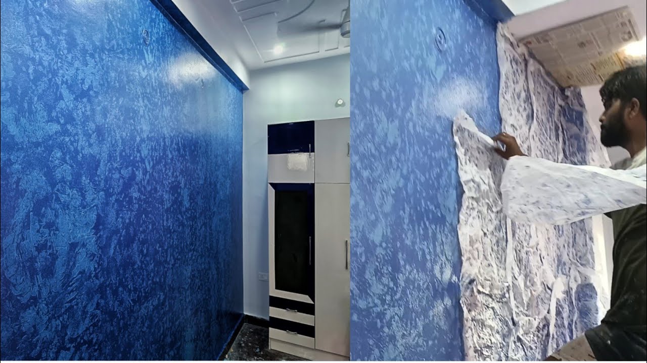 dapple wall texture design | royal play texture | interior wall design ...