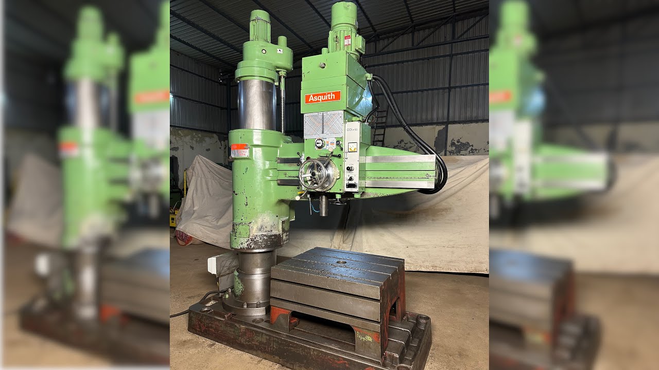 Asquith ODI Mk2 Radial Drilling Machine - 75 mm Capacity - YouTube