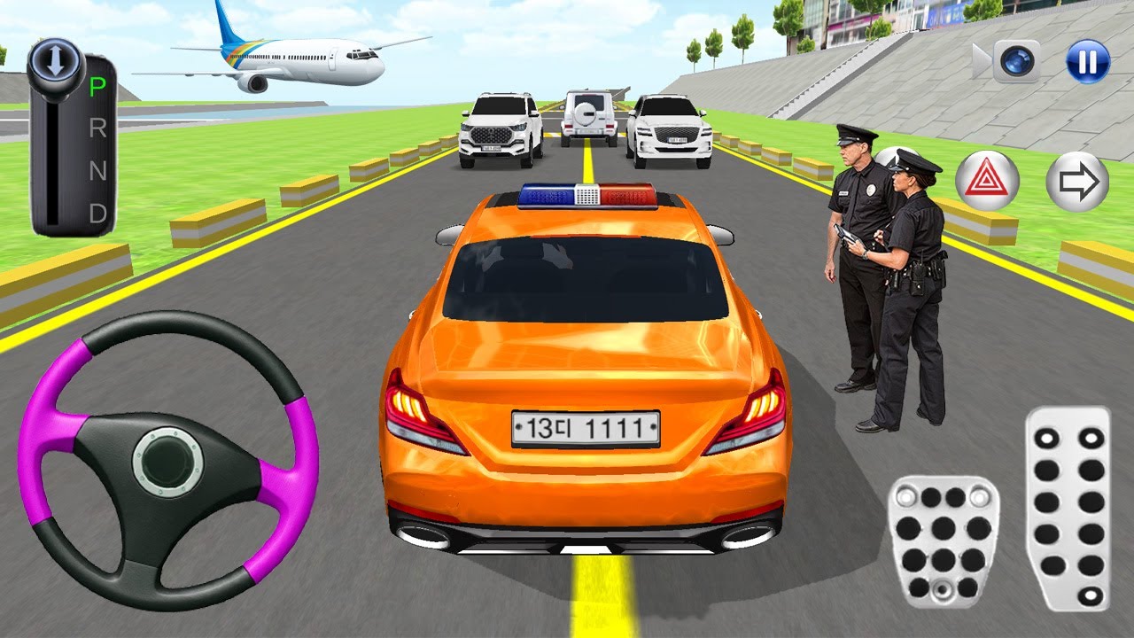 3D New Orange Mercedes Cars For Parking - 3D Driving Class Simulation ...