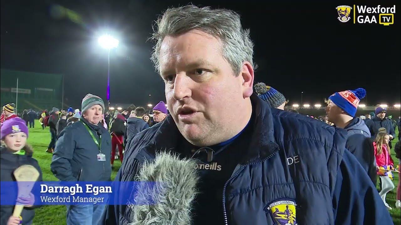 Darragh Egan- Wexford Manager - YouTube
