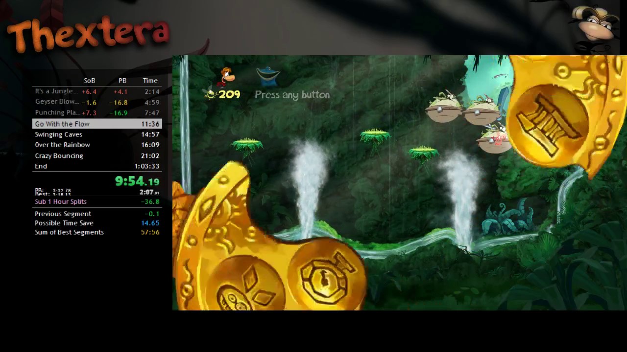 Rayman Origins Any% Speedrun in 58:35 - YouTube