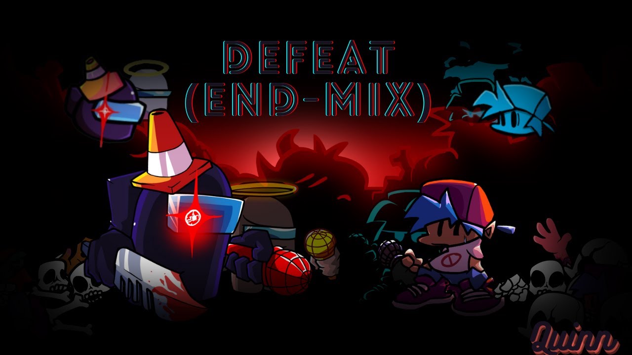 Defeat(end-mix) but edited | FNF Vs Imposter Getaway - YouTube