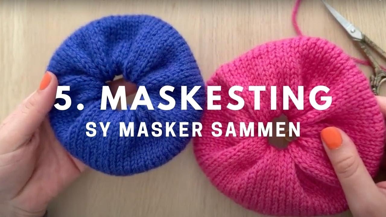 Monter elastik og sy maskesting - Chunky Scrunchie - Butik Smuksak ...