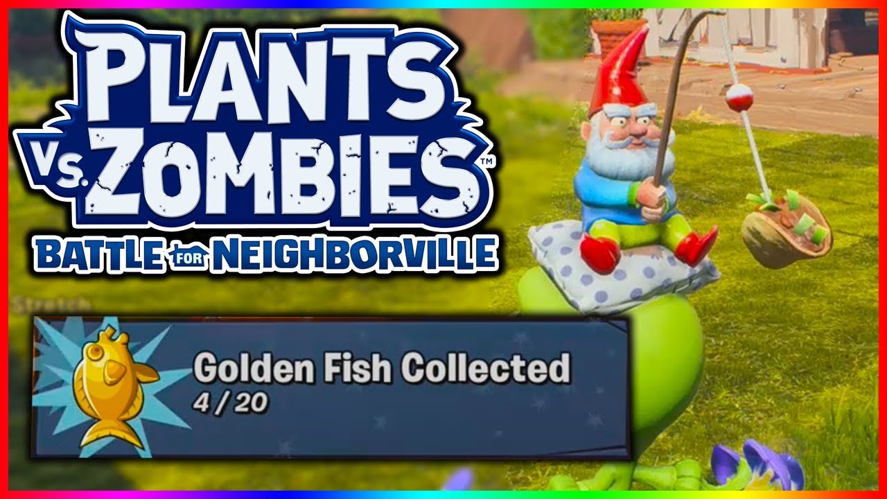 SECRET GOLDEN FISH LOCATIONS | Plants vs Zombies Battle For ...
