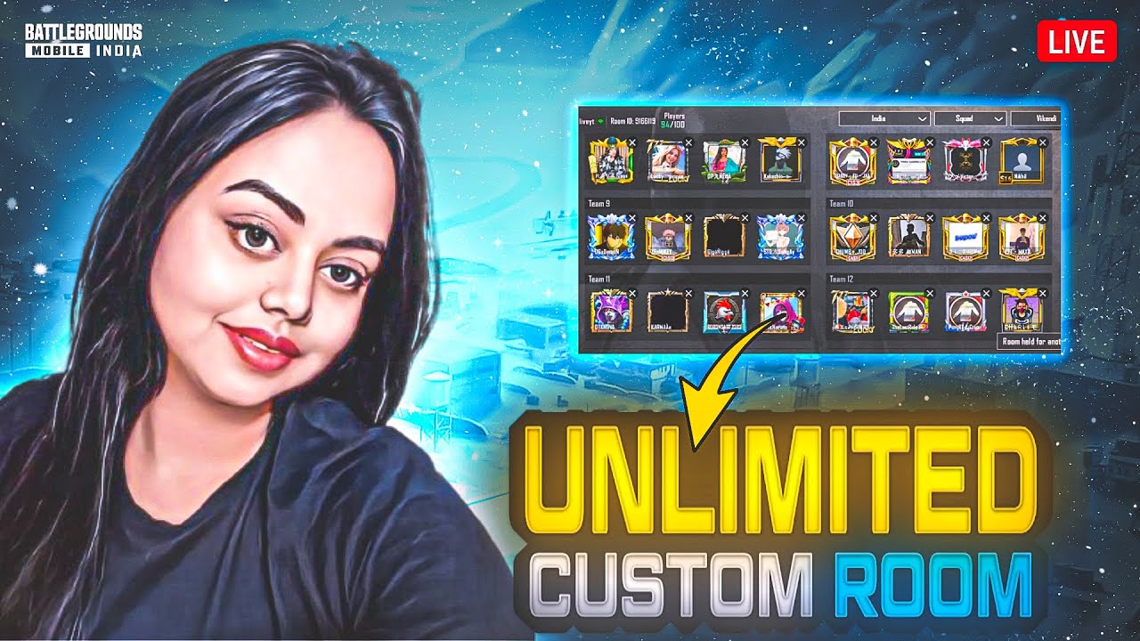Show Your Skill💪BGMI LIVE CUSTOM ROOM | GIVEAWAY | TULIKA GAMING | GIRL GAMER - YouTube