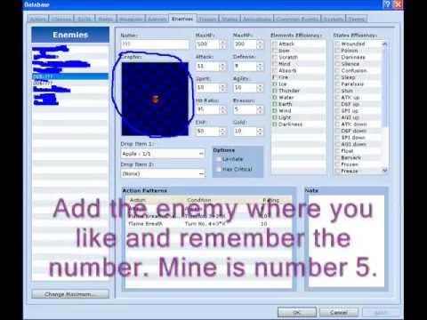 RPG Maker VX -Side View Battle System Tankentai Animations - YouTube
