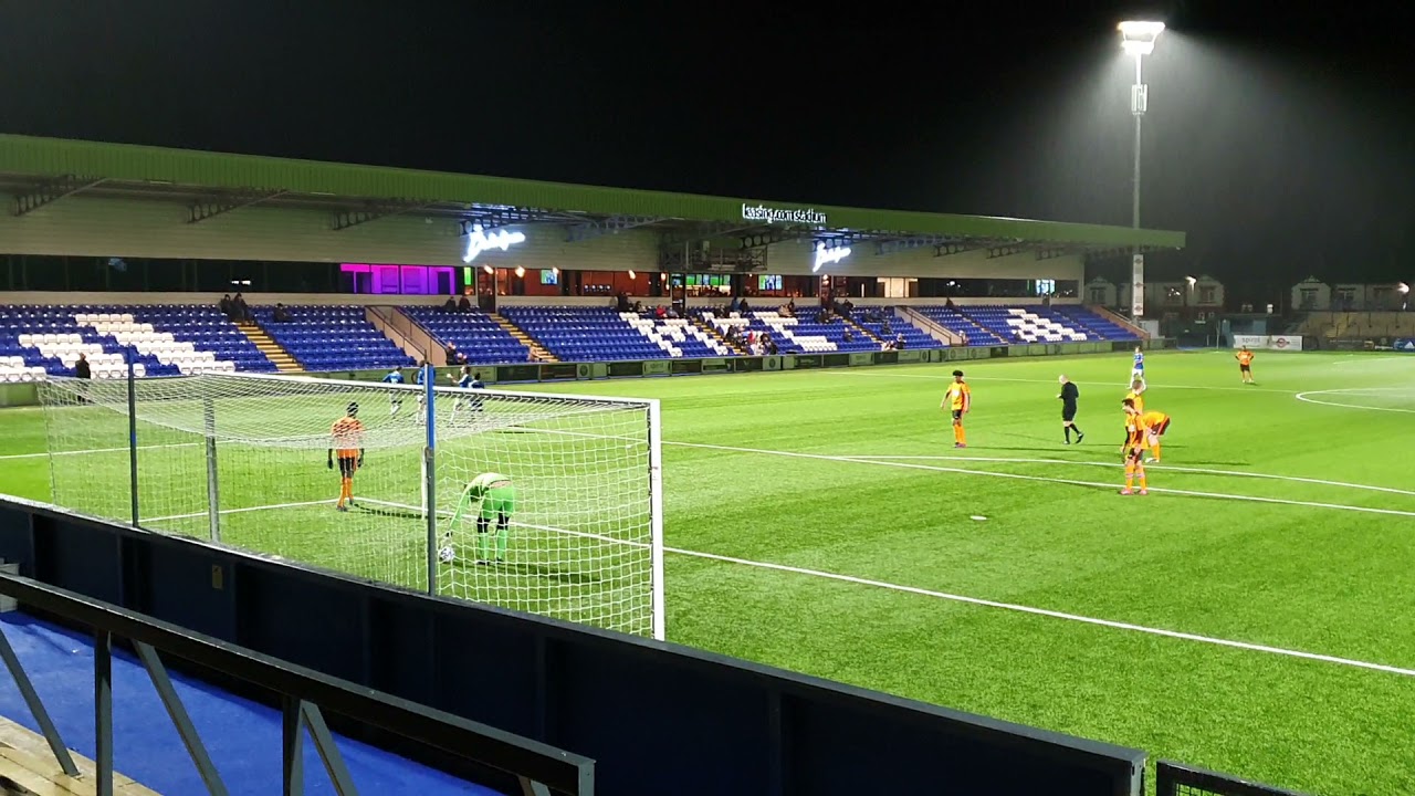 Dylan Greaves goal for Macclesfield FC XI versus Atherton Laburnum ...