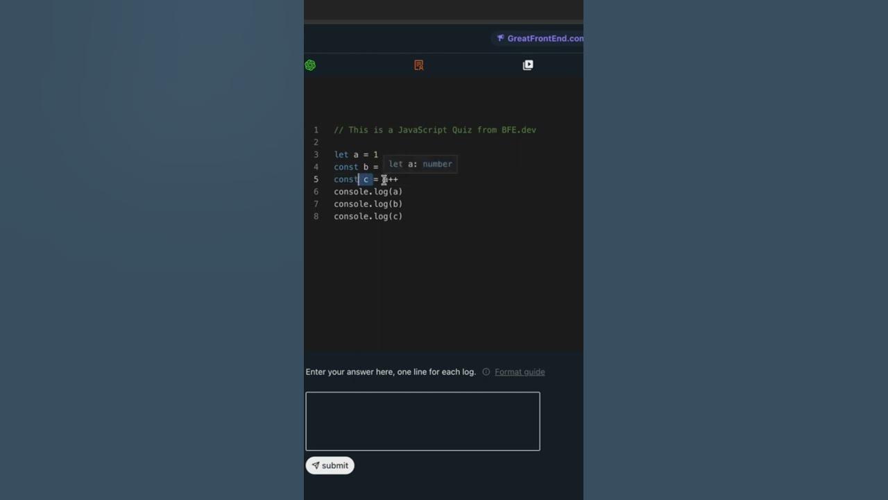 Pre increment post increment JavaScript quiz - YouTube