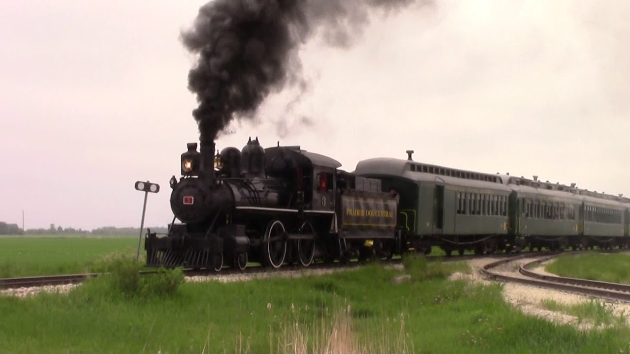 Operating 4-4-0 steam locomotive built in 1882 - YouTube