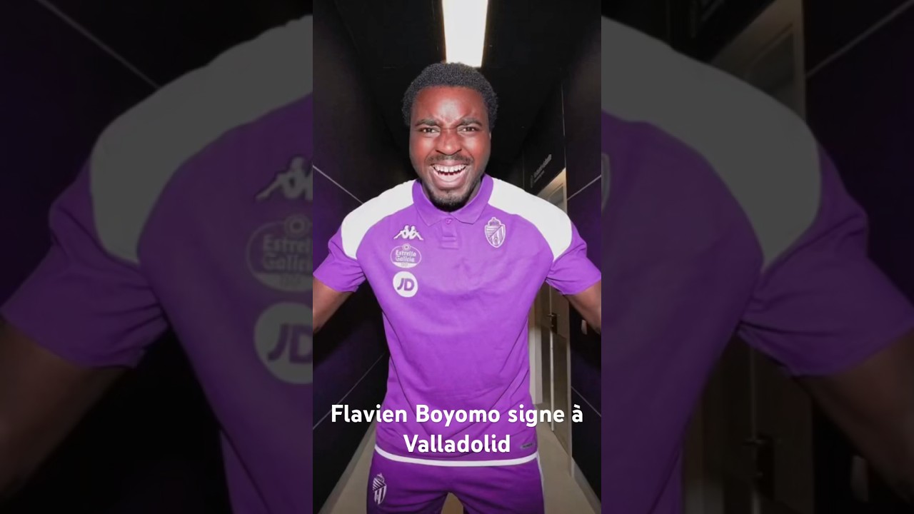 Flavien Boyomo signe au Réal Valladolid - YouTube