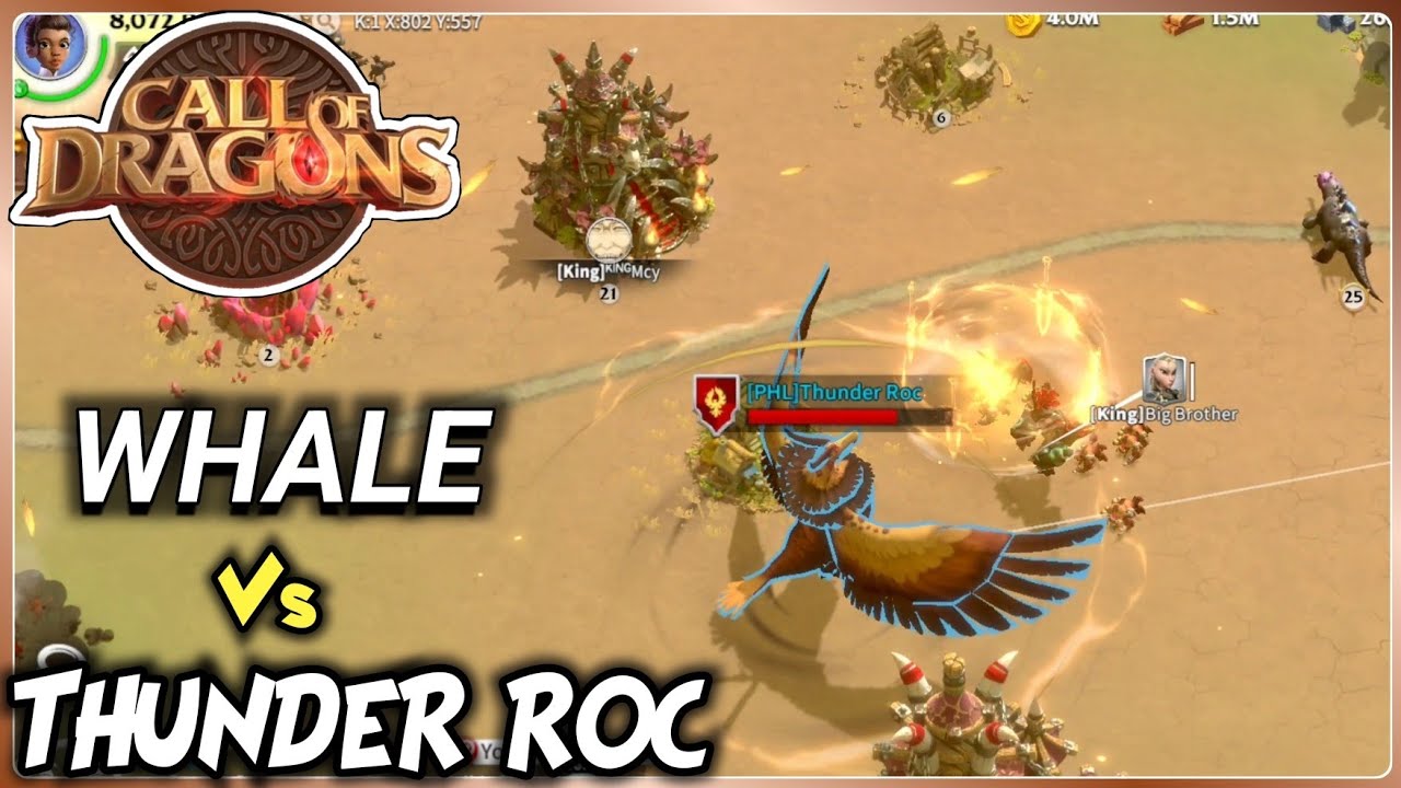 Call of dragons - season one's biggest whale fights Thunder roc alone ...