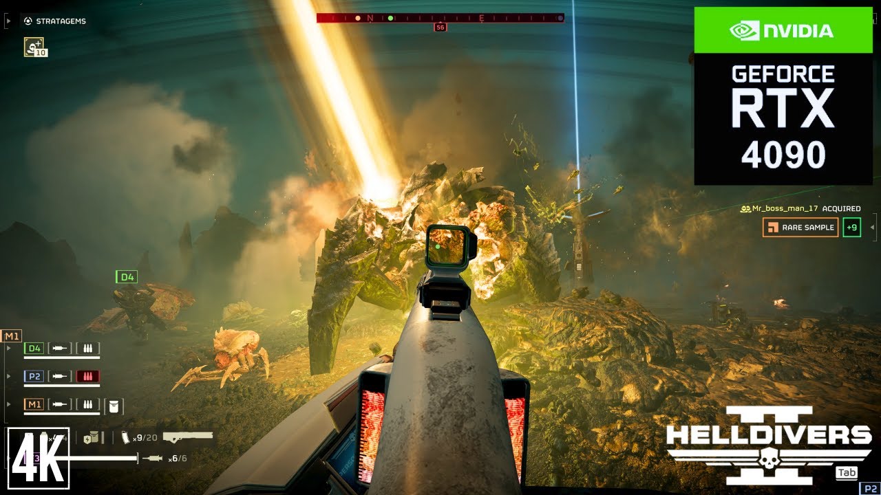 HELLDIVERS 2: Impossible Difficulty on RTX 4090 24GB (4K Maximum ...