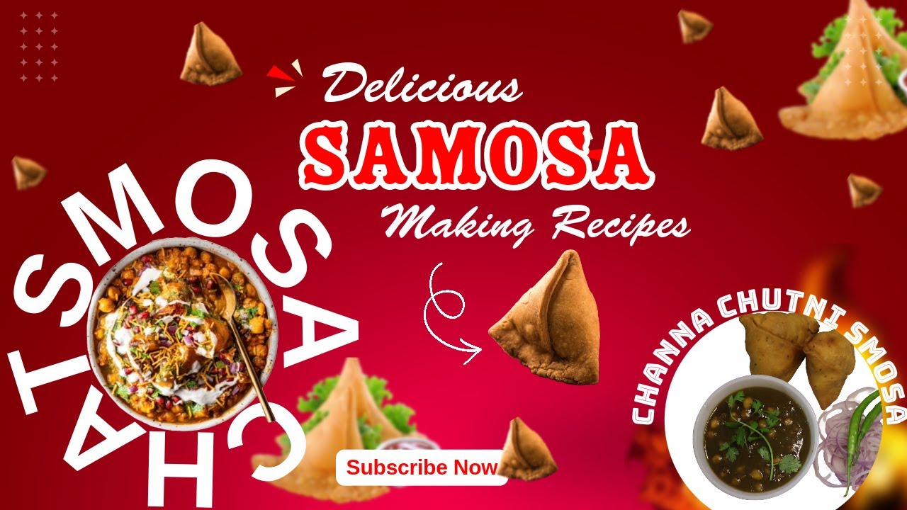 Crispy Punjabi Samosa |Samosa Chaat | samosa channa chutni | हलवाई जैसे ...