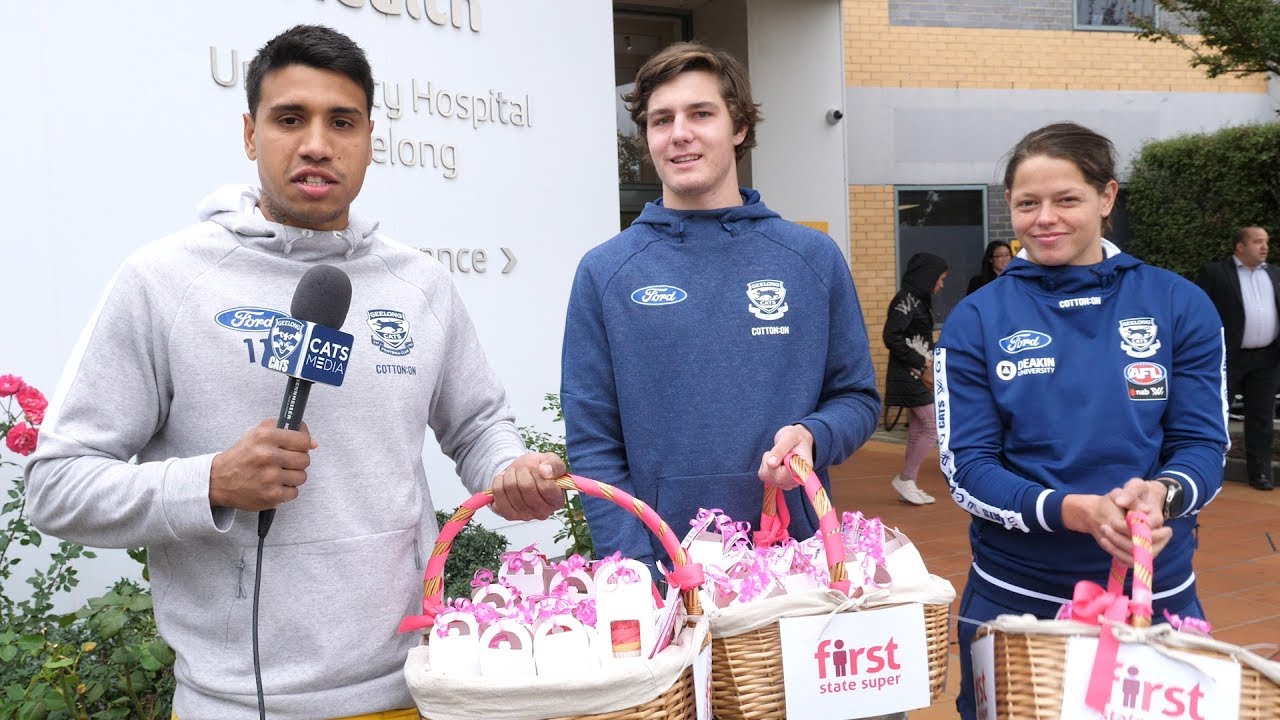 Tim Kelly visits nurses at Barwon Health | 2019 | Geelong Cats Football ...