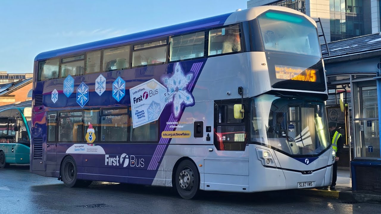 First Bus Sheffield X First Leeds 35266 On X5 Arriving At Sheffield ...