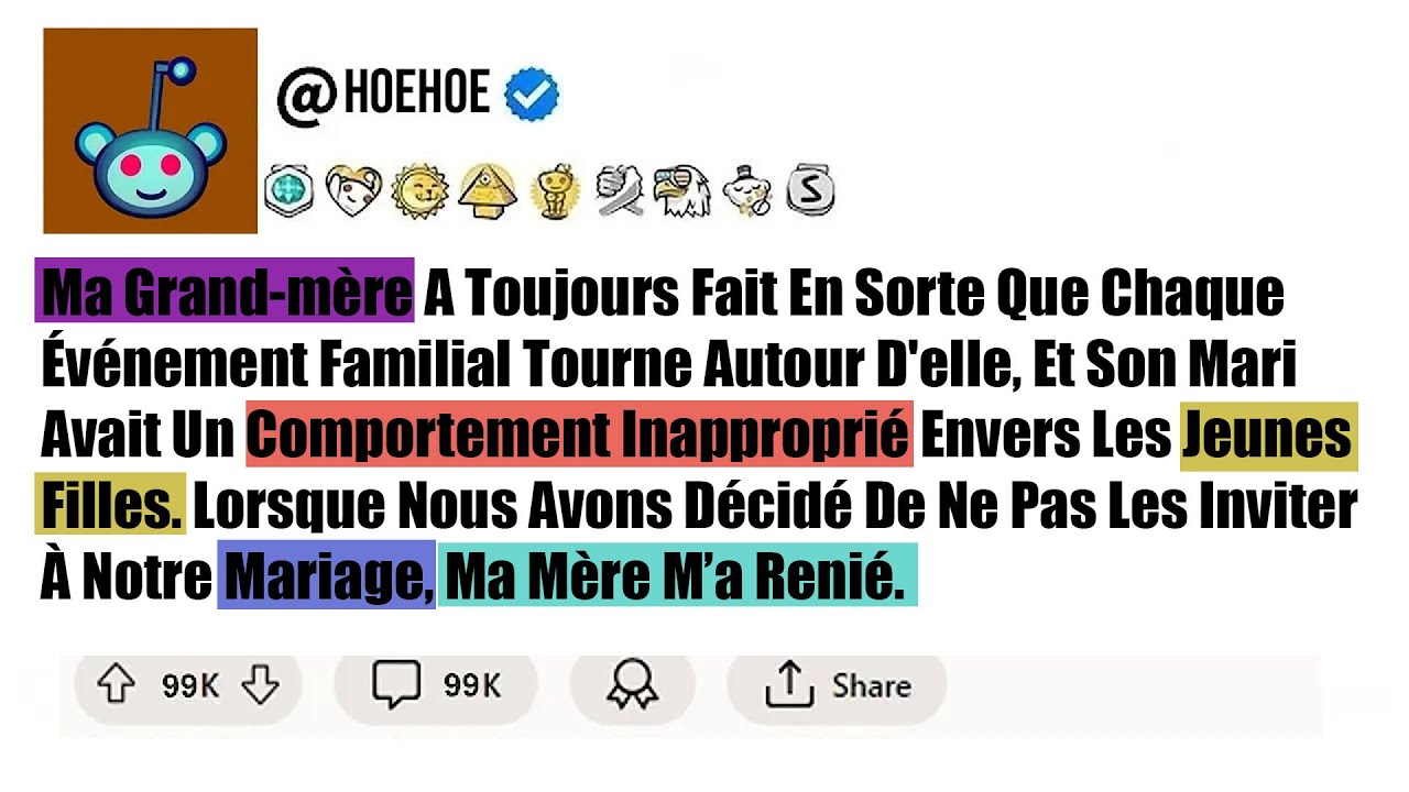 Ma grand-mère a toujours fait en sorte que chaque événement familial ...