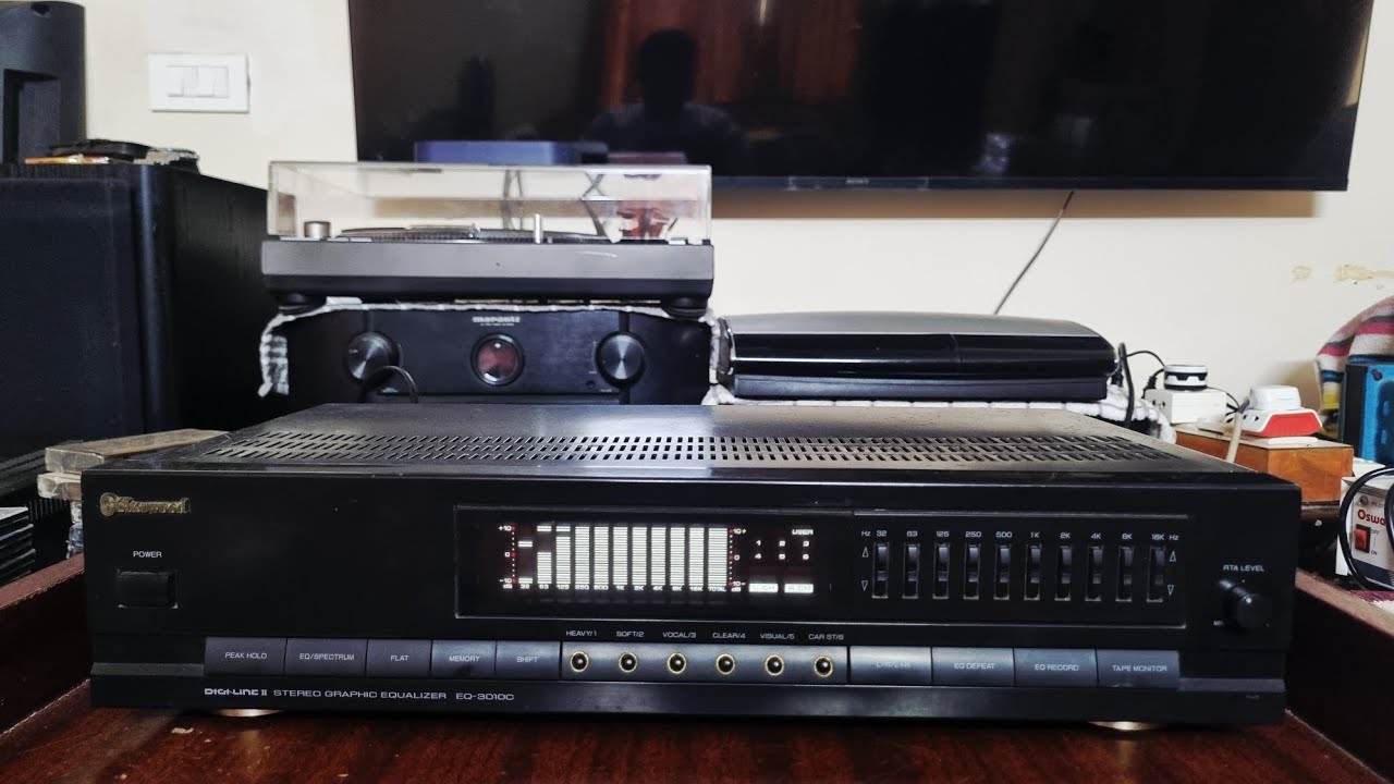 SHERWOOD Stereo Graphic Digital Spectrum Equalizer EQ-3010C/For Sale ...