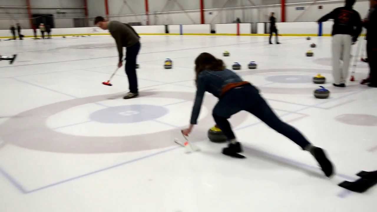 Learn to Curl 2013 - nice shot! - YouTube