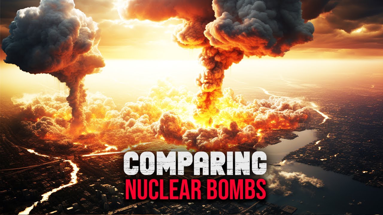 The True Scale of Nuclear Weapons - A Comparison #nuclear_bomb # ...