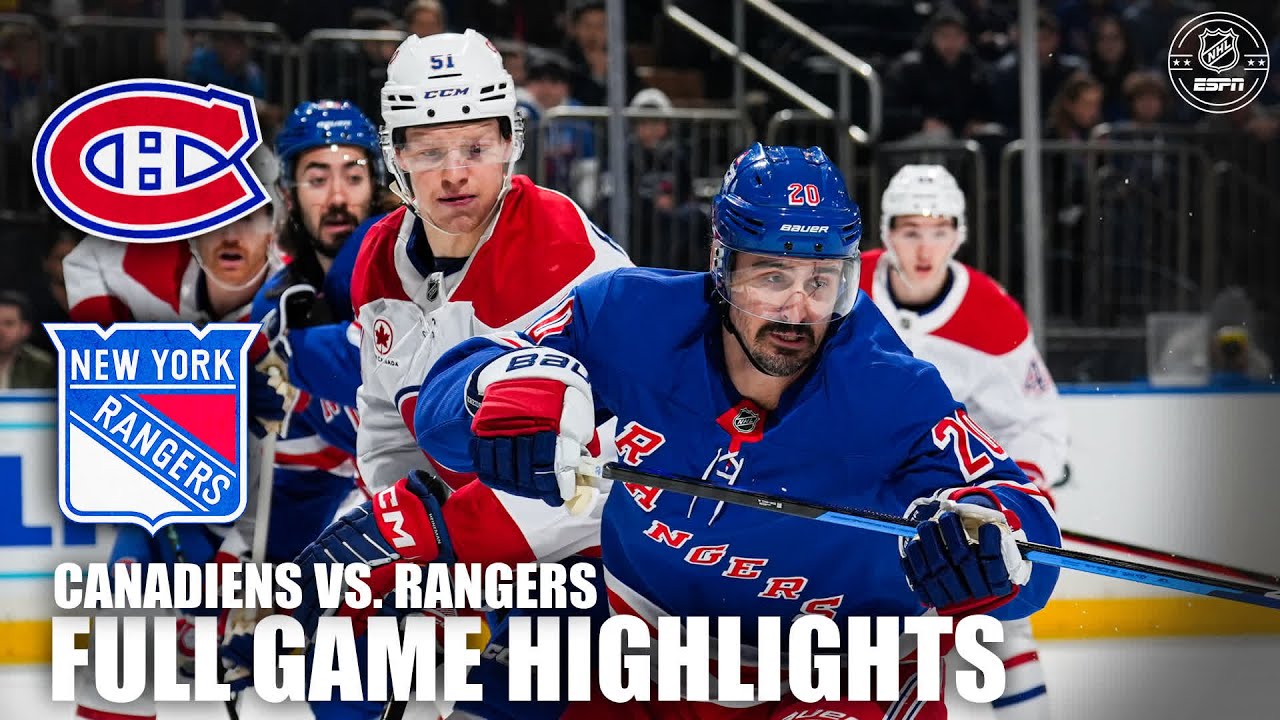 Montreal Canadiens vs. New York Rangers | Full Game Highlights | ESPN ...