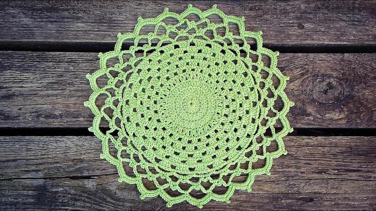 Crochet Doily Tutorial Easy Pattern YouTube crochet-doily-tutorial-easy-pattern-youtube