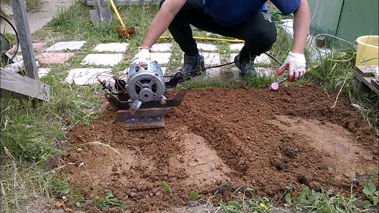 Трамбовщик грунта (виброплита электрическая) своими руками. Часть ...