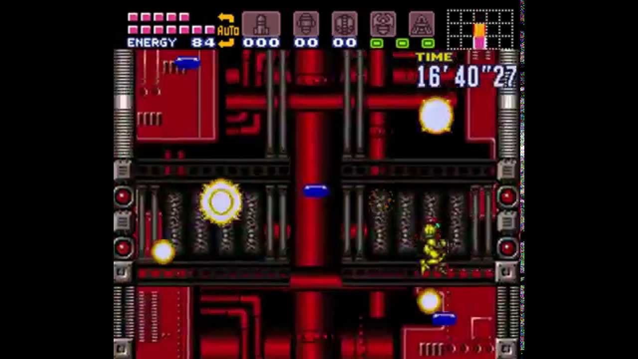 Super Metroid Redesign-escape from Tourian - YouTube