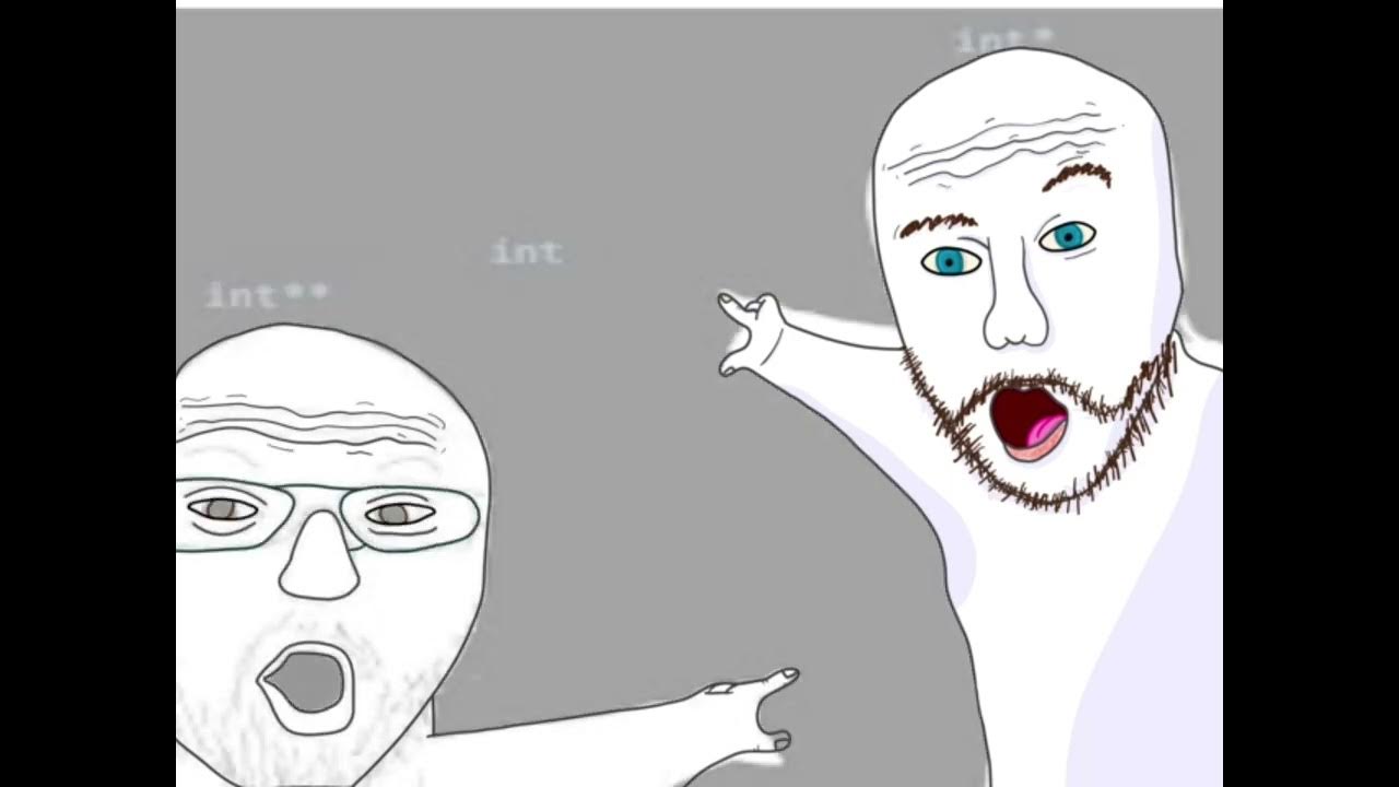 redrawing the pointer guy meme - YouTube