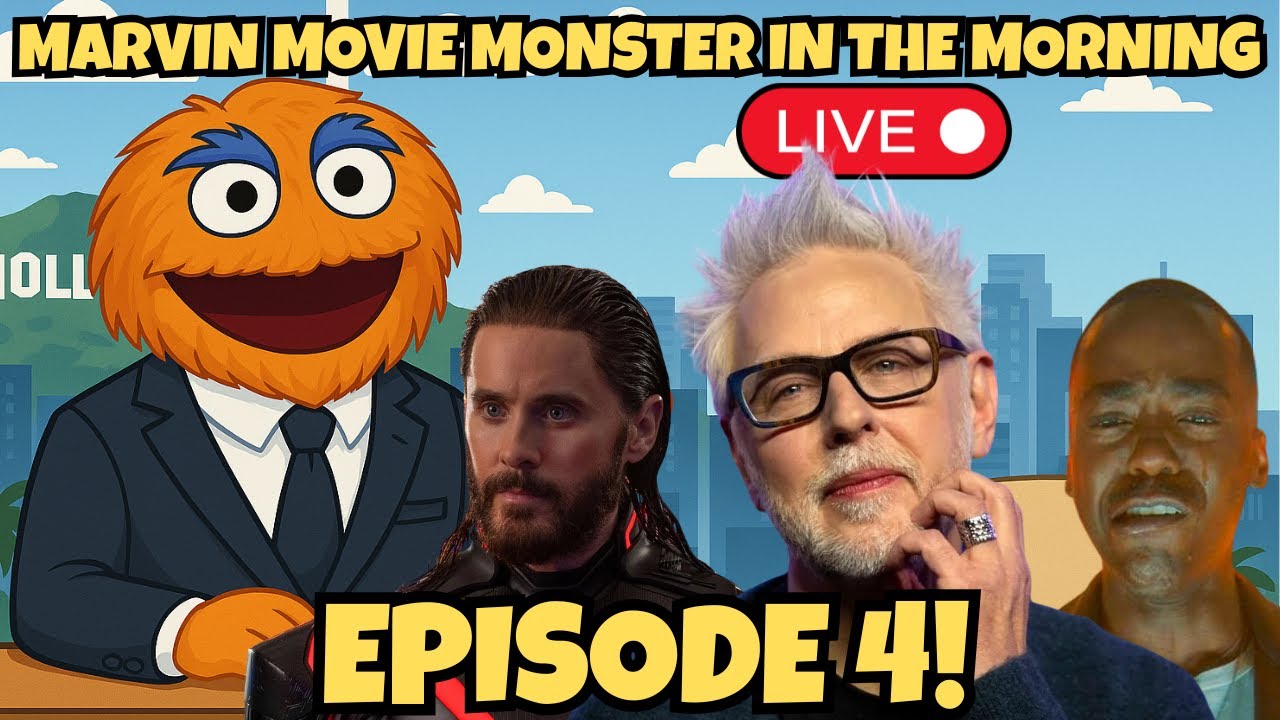 MARVIN MOVIE MONSTER IN THE MORNING EP 4: James Gunn is Done? Tron ...