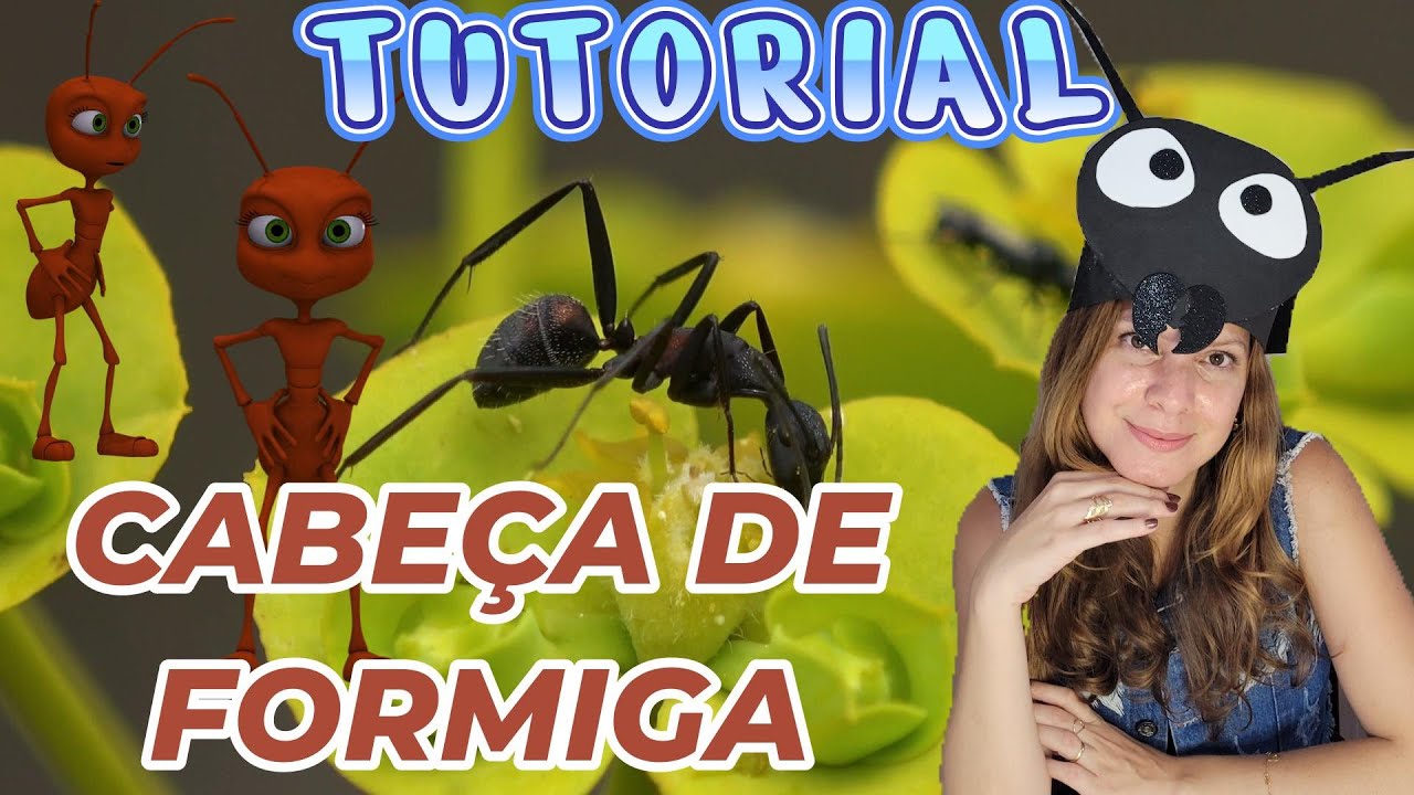 TUTORIAL COMO FAZER UMA CABEÇA DE FORMIGA DE EVA - YouTube