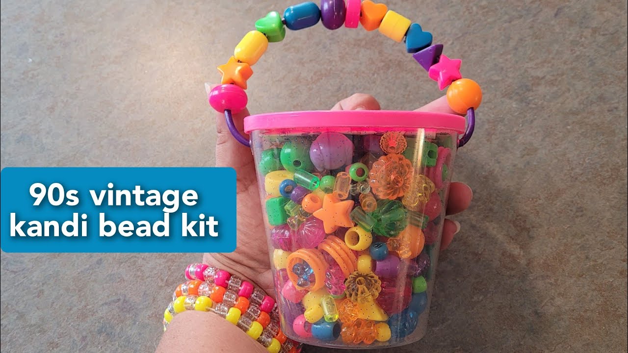 90s vintage Lisa Frank bead bucket - YouTube