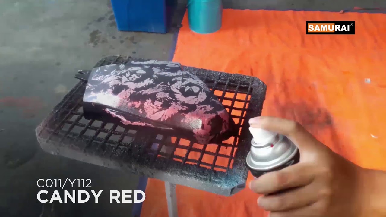 Marble Effect Candy Color - Samurai Paint Philippines - YouTube