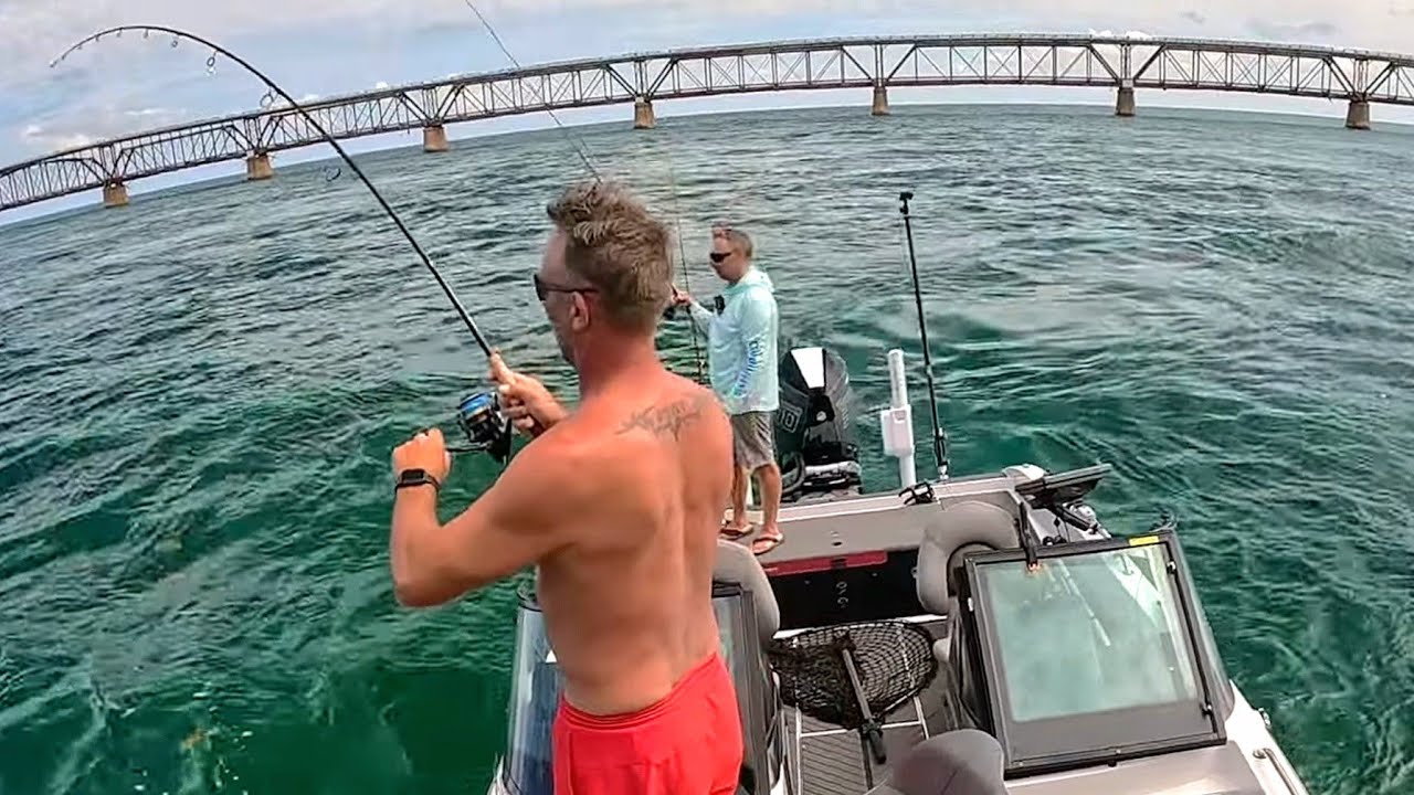 Bridge Fishing Florida Keys For WHATEVER Bites!! - YouTube