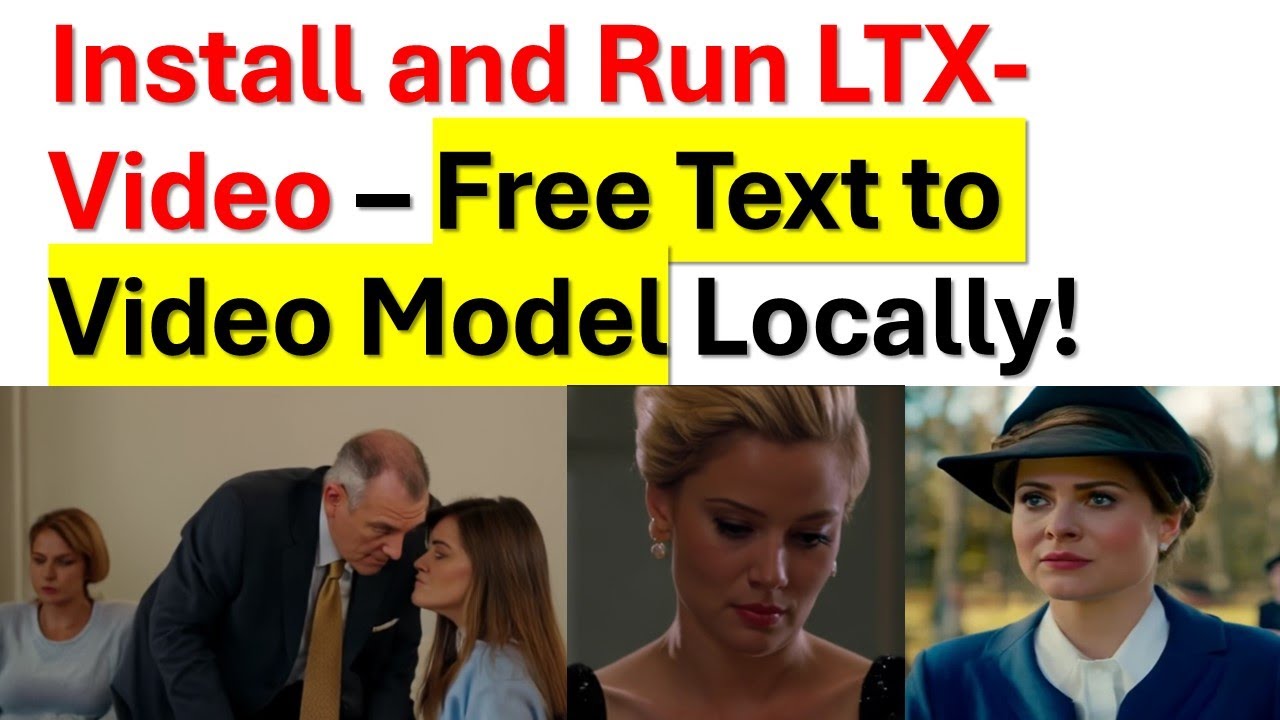 Install and Run LTX-Video - Free Text to Video Model Locally - YouTube