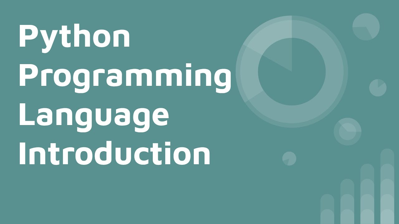 Python Programming Language Basic Introduction Installation Tutorial 2691