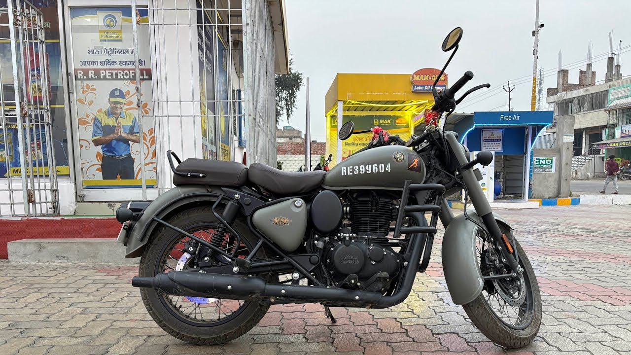 Royal Enfield reborn ppf / bullet ppf lamination - YouTube