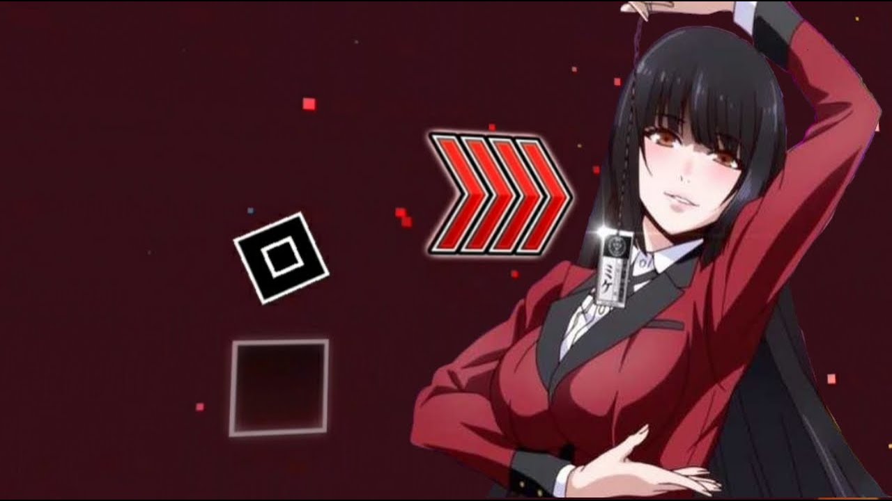 kakegurui layout geometry dash - YouTube