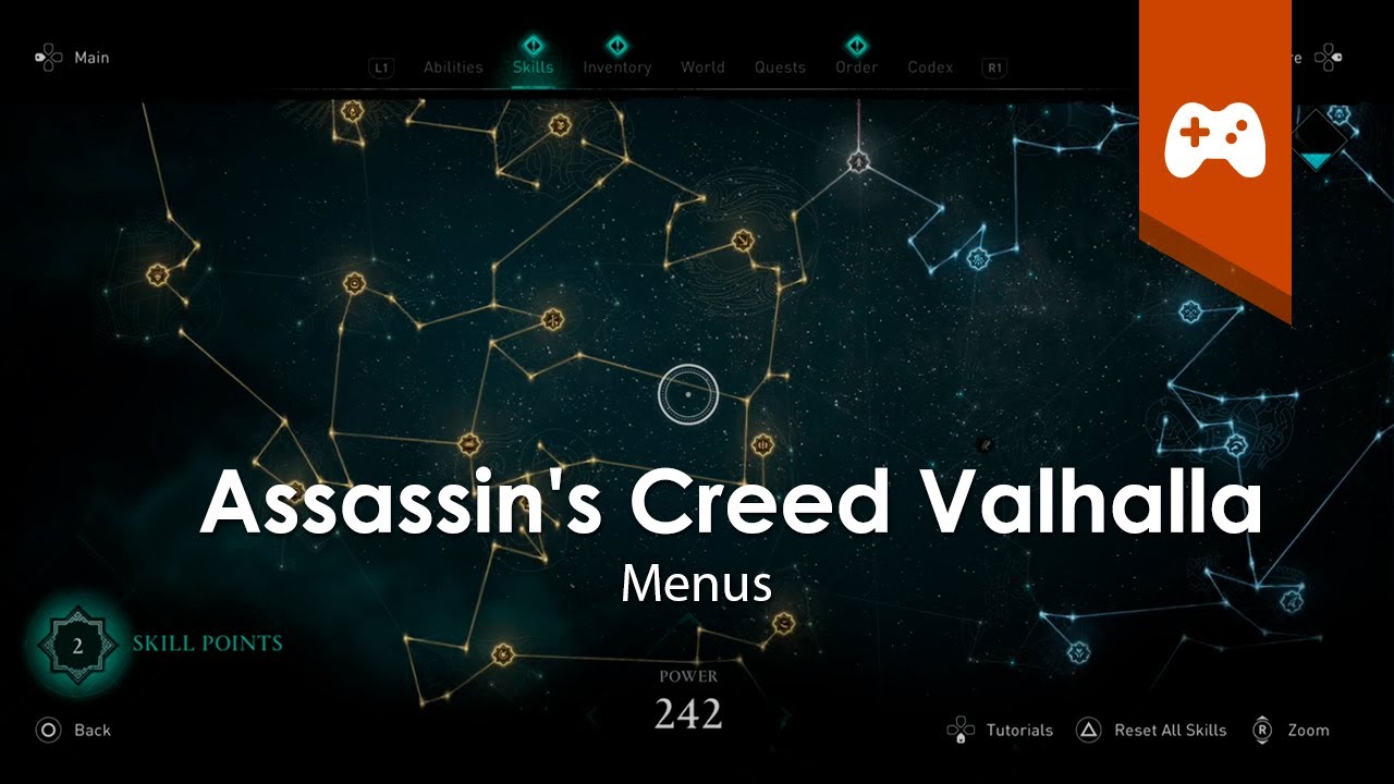 Assassin's Creed Valhalla - Menus - YouTube