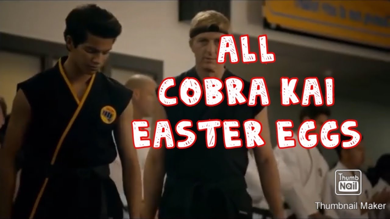 Cobra Kai and Karate Kid Easter Eggs - YouTube