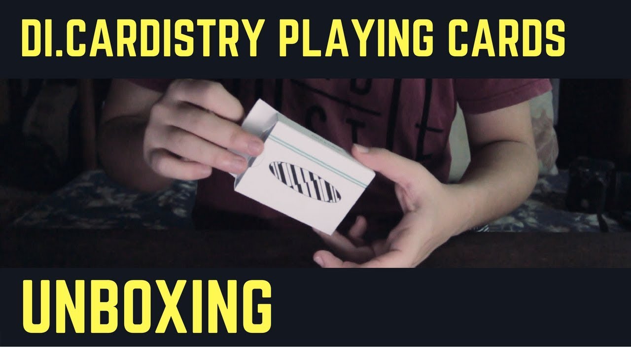 UNBOXING & First Impressions - Di.cardistry Playing Cards - YouTube