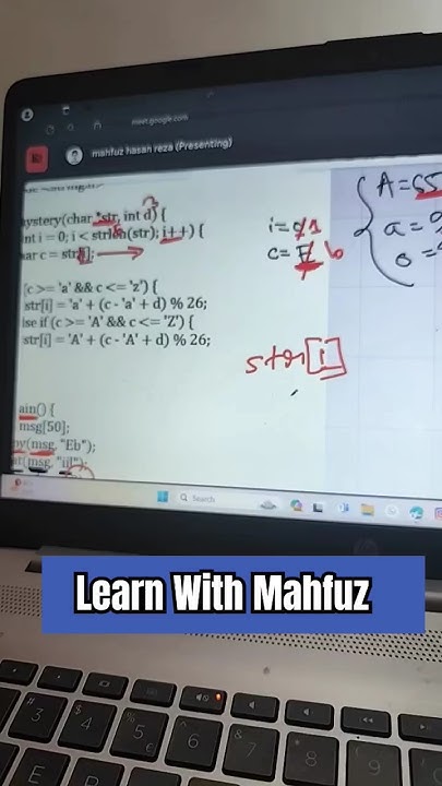 Enjoy Your Coding Journey with "Learn With Mahfuz" #coding #programming #learnwithmahfuz - YouTube