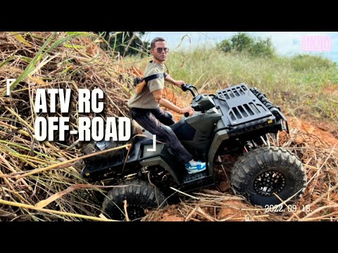 1/6 rc ATV custom night off-road driving - YouTube