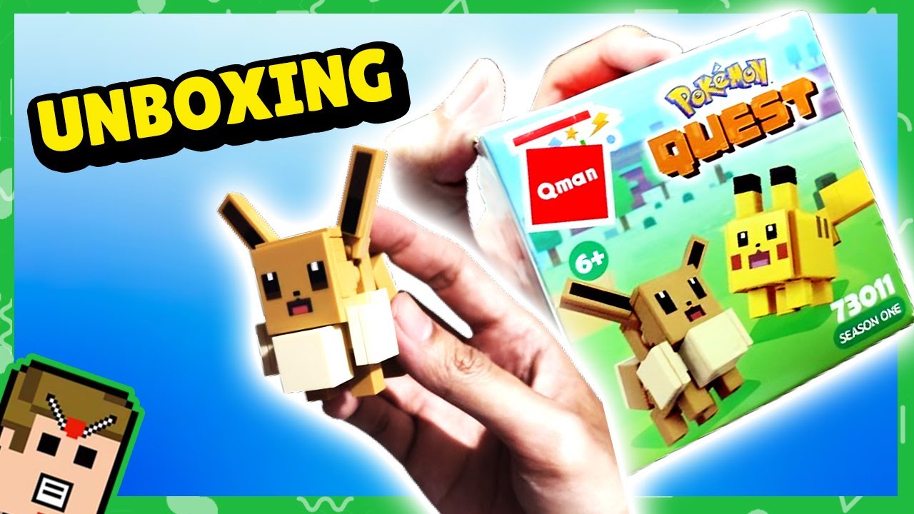 LUCU! Unboxing Qman Pokemon Quest Bricks, Dapat Pokemon Apa? - Mainan ...