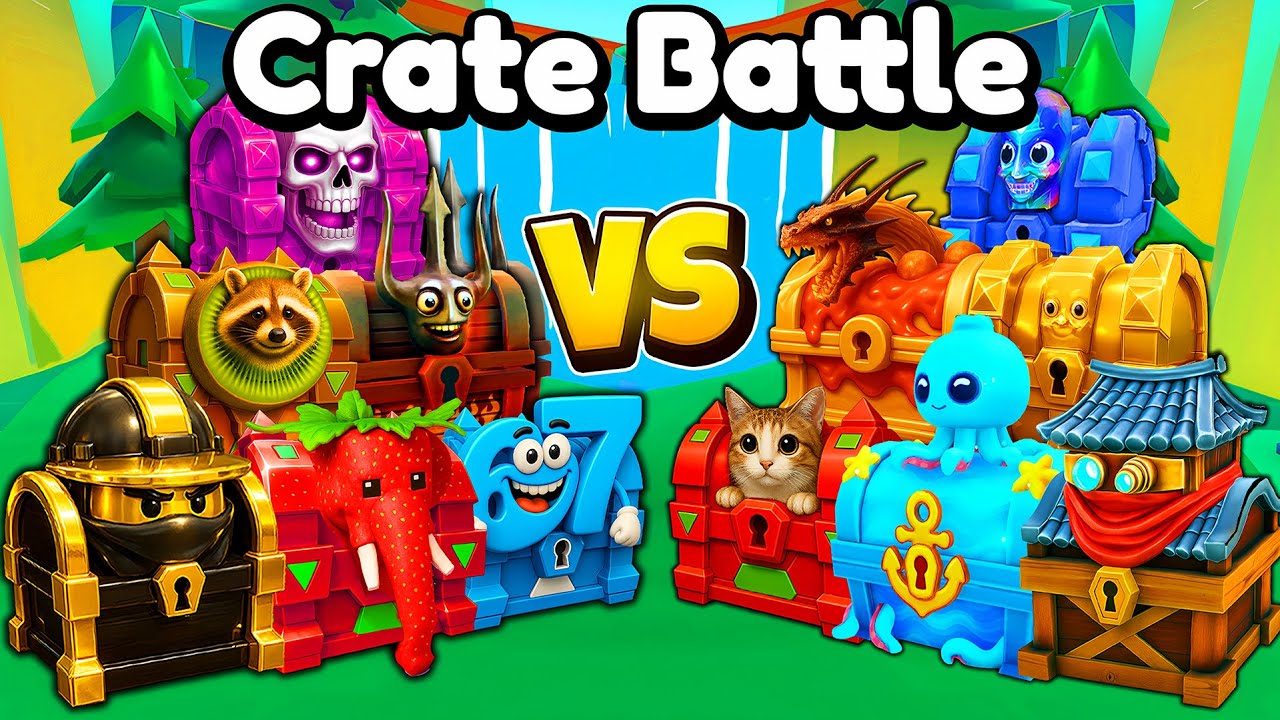 EVERY CRATE Battle in Brainrot Evolution! - YouTube