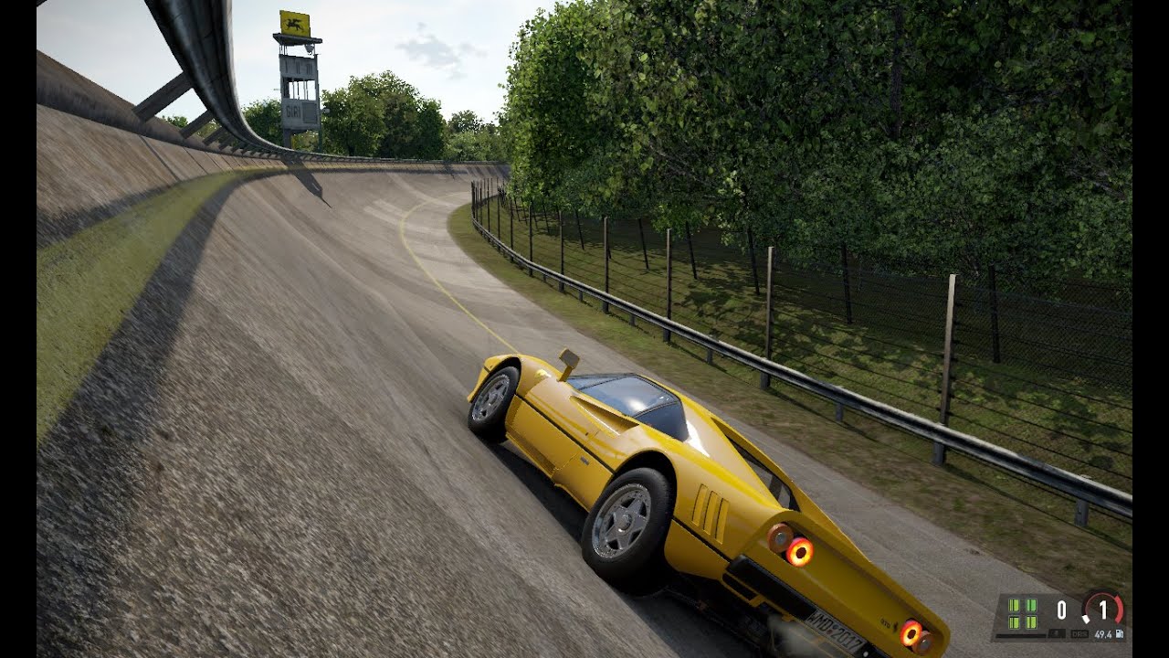PISTA OVAL DE MONZA FERRARI 288 GTO - YouTube