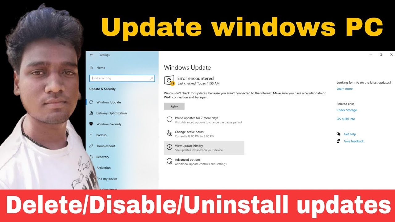 How to update windows 10 | Update and security | Advance windows 10 ...